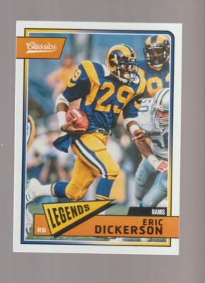 2018 Panini Classics #102 Eric Dickerson card, Los Angeles Rams HOF | eBay