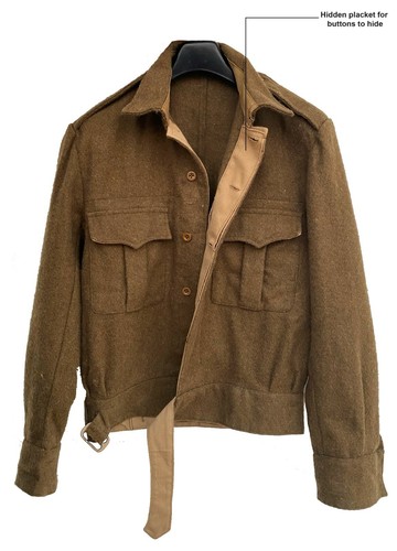 WW2 Reproduction British 37 Pattern Battle Dress Uniform Wool Tunic ...