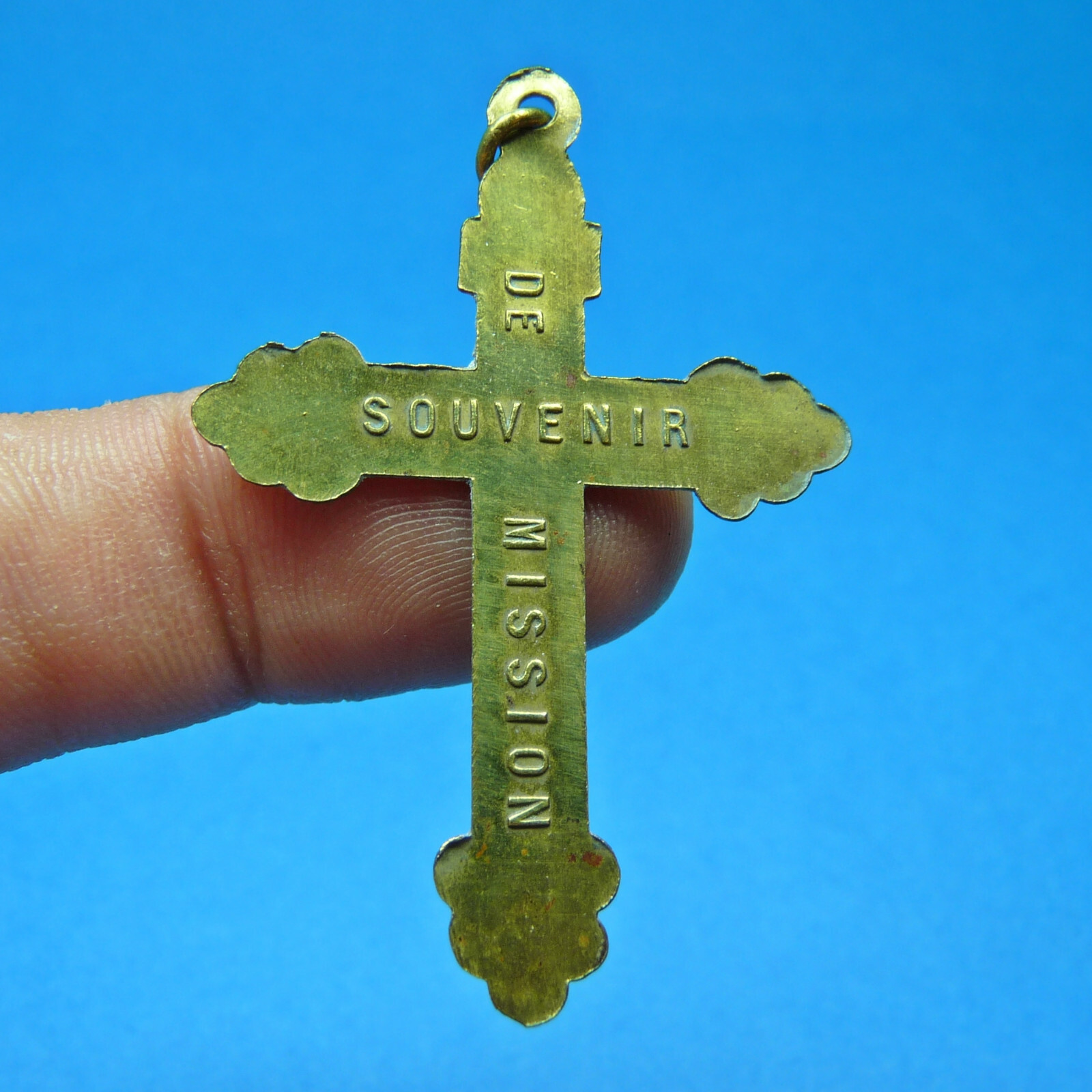 ANTIQUE OLD CRUCIFIX CROSS JESUS PENDANT INRI BRONZE CATHOLIC IHS | eBay