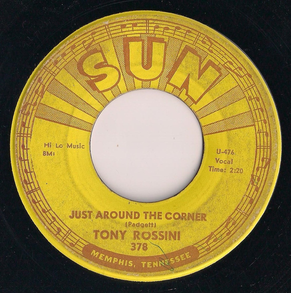 TONY ROSSINI - (MEET ME) AFTER SCHOOL - 1962 Teen Crooner on SUN ...