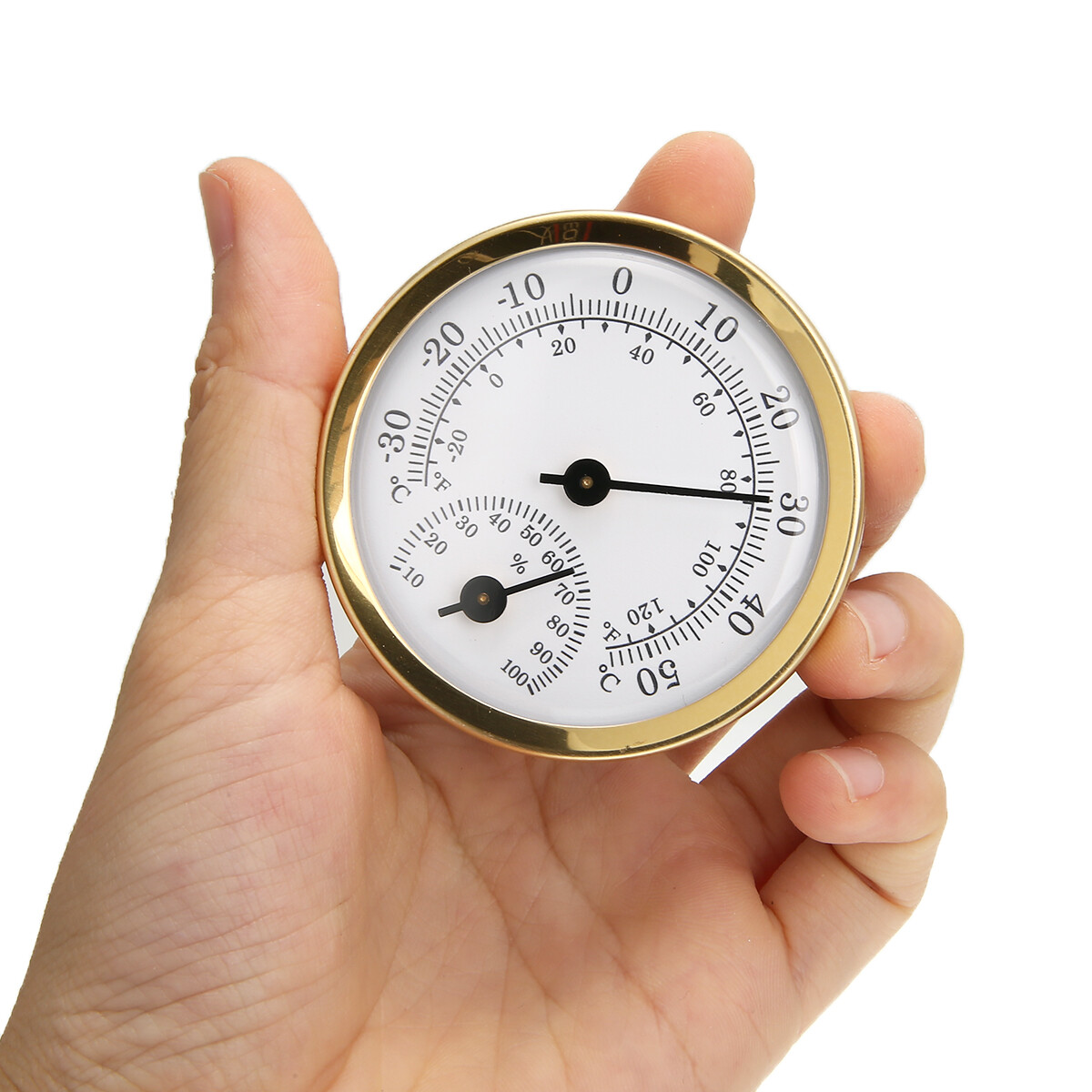 Indoor Analog Humidity Temperature Meter Gauge Thermometer Hygrometer ...