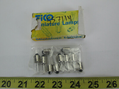 New NOS Package of 10 Fiko Miniature Lamp Light Bulbs 120 MB 120MB | eBay