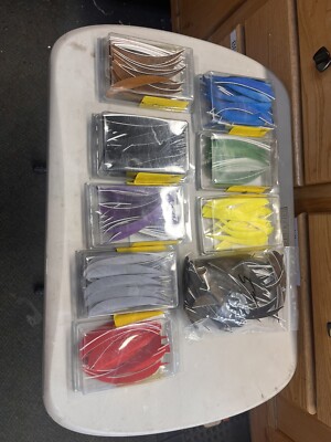 Lot of 5" parabolic true flight feathers well estimate over 300 ...