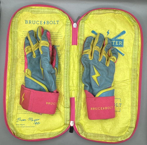 Bruce Bolt Premium Pro Long Cuff Youth Medium Blue Pink Creator Series ...