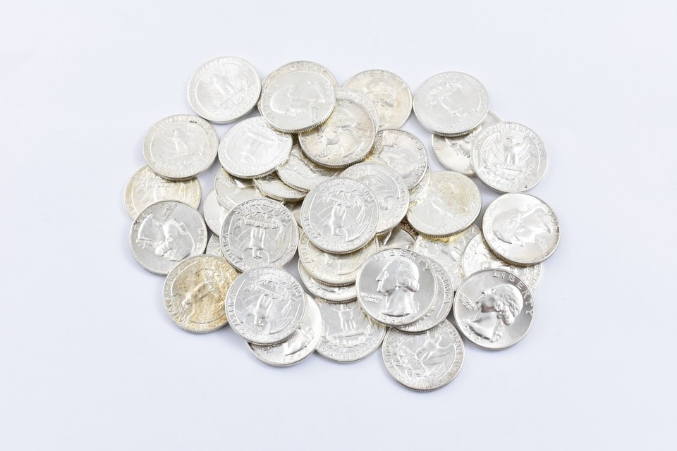 1958-64 BU Unc Washington Quarter ROLL 90% Silver $10 Face ROLL | eBay