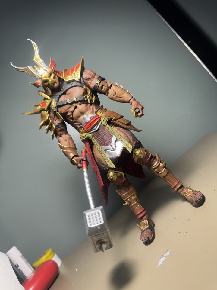 Mortal Kombat scorpion custom & shao khan Action Figure lot | eBay