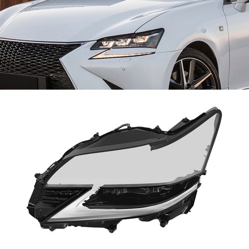 LH Front Headlight Cover For 2016-2020 LEXUS GS250 GS350 Left Headlight ...