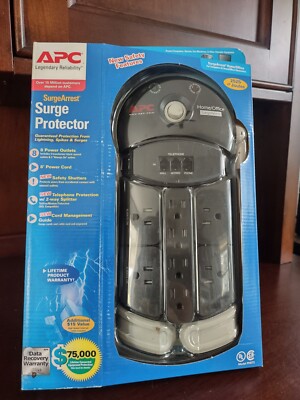 APC SurgeArrest PH8VT3 Surge Protector 8 Outlet Telephone Line Splitter ...