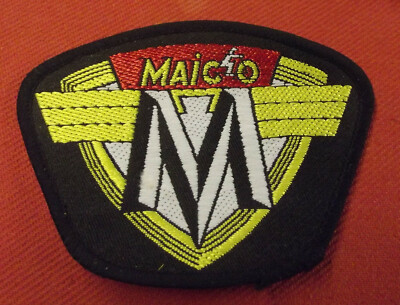 GENUINE MAICO MOTOCROSS MOTO X EMBLEM REPLICA SEW ON IRON 70's 80's ...