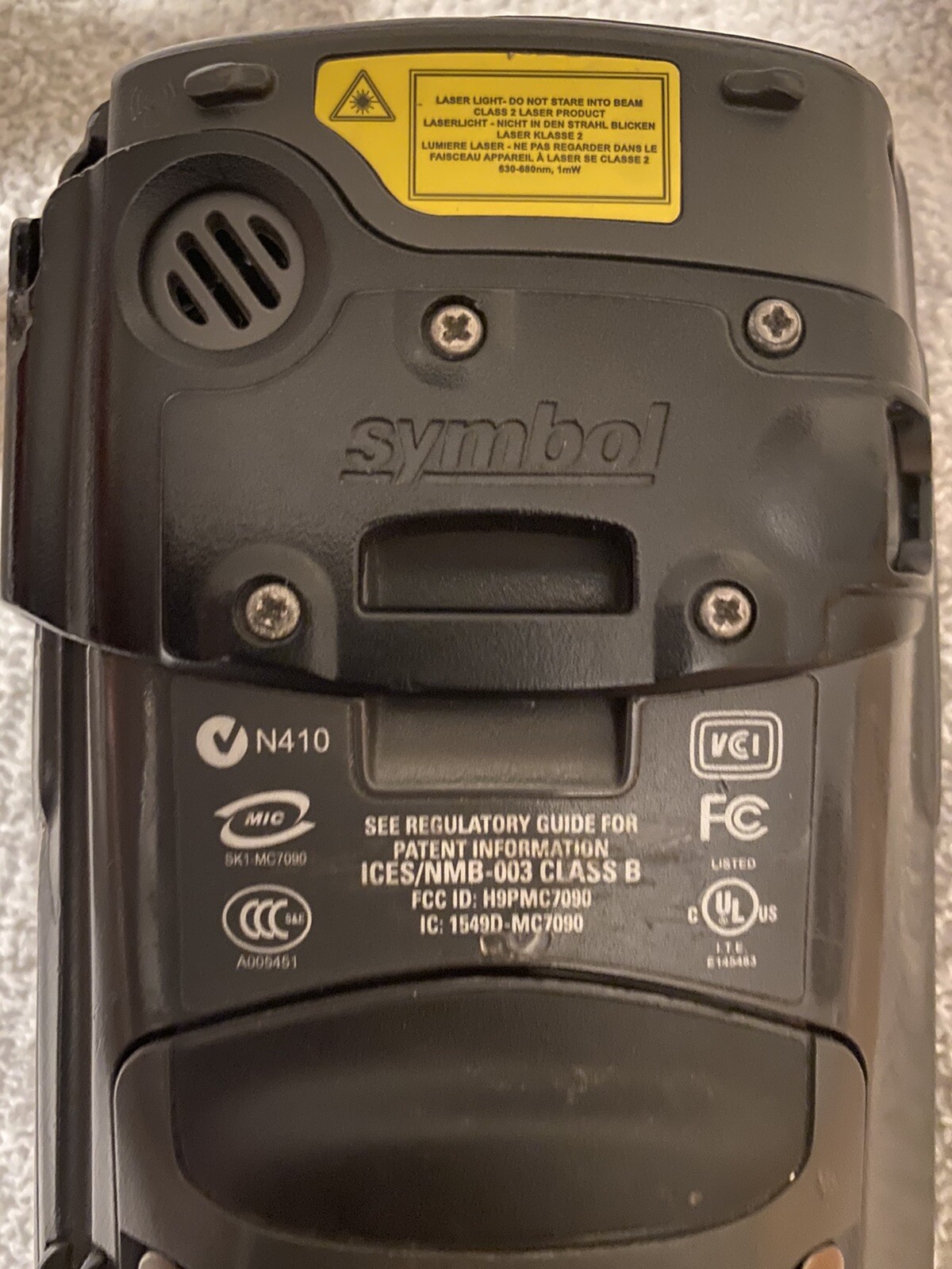 Symbol ICES/NMB-003 Barcode Scanner Class B 1549D-MC7090 | eBay