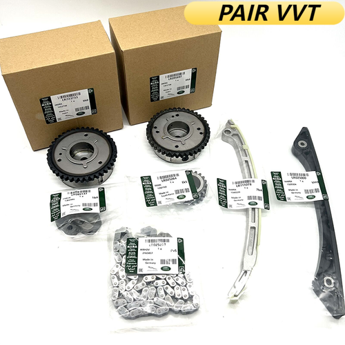 PAIR VVT Turbocharge Gear Timing Chain Kit For Land Rover Evoque ...