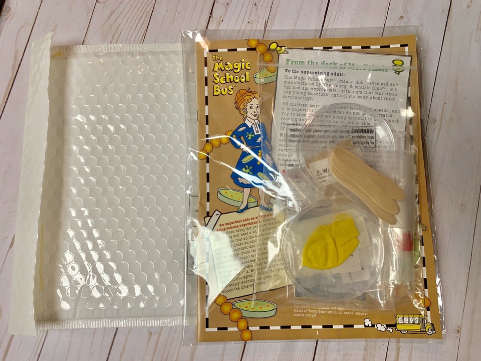 The Magic School Bus Science Club Kit Experiments BACTERIA & FUNGI | eBay