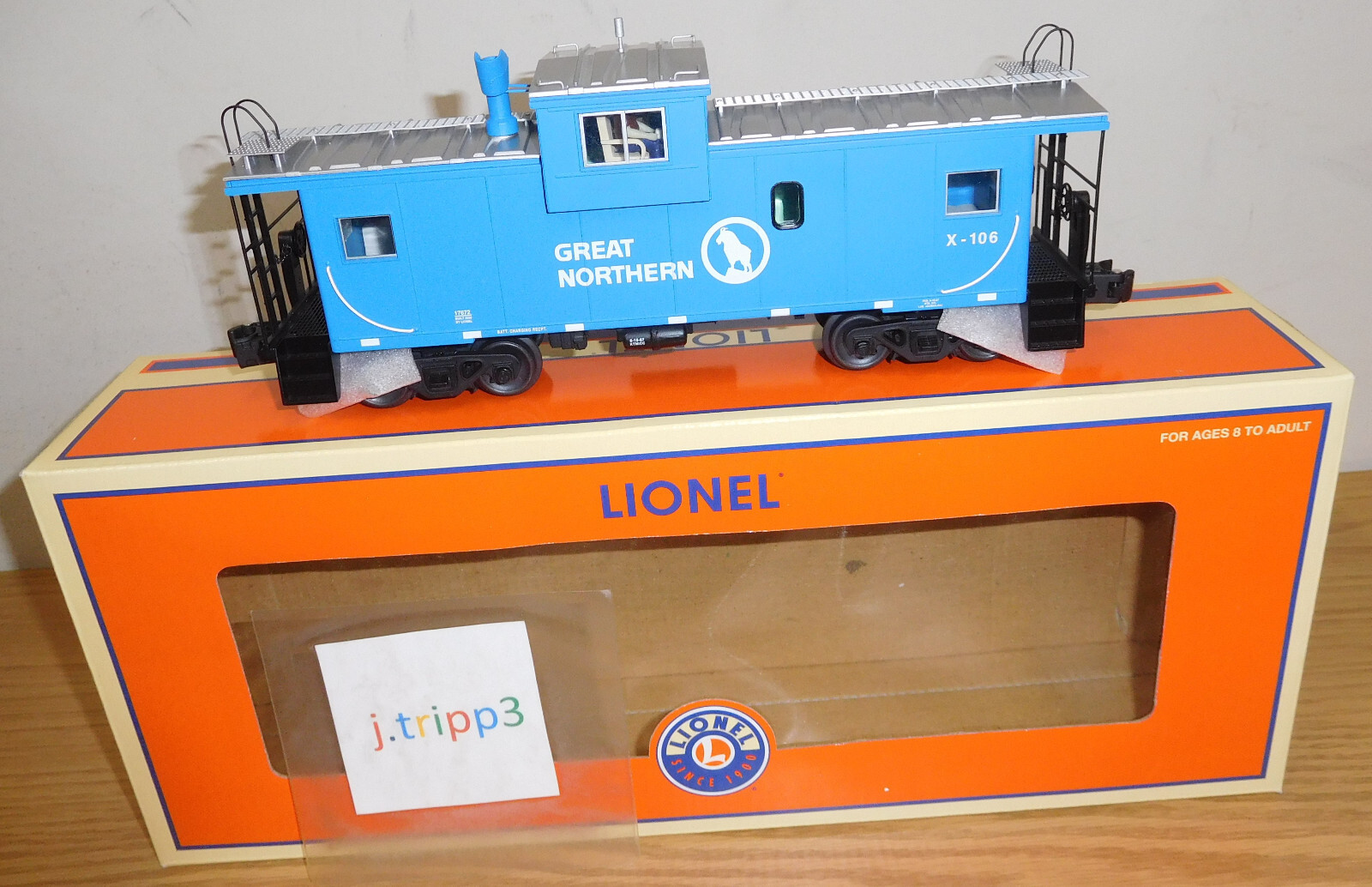 LIONEL 6-17672 GREAT NORTHERN EXTENDED VISION CABOOSE TRAIN O SCALE ...