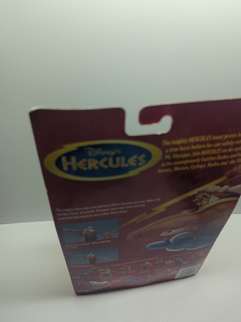 Hercules Disney Mattel 1997 Lightning Bolt Zeus Action Figure for sale ...