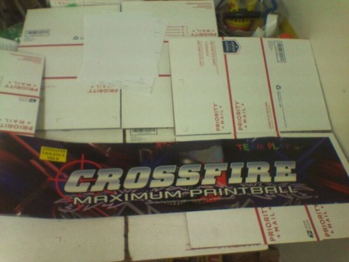 Crossfire maximum paintball arcade marquee | eBay
