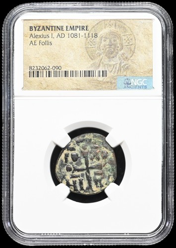BYZANTINE. Alexius I, AD 1081-1118, Æ Follis, NGC Certified | eBay