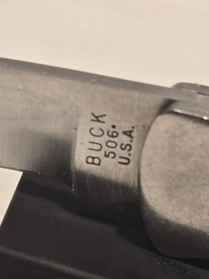 Buck 506 Pocket Knife Vintage Buck Knife USA - Pre 1986 | eBay