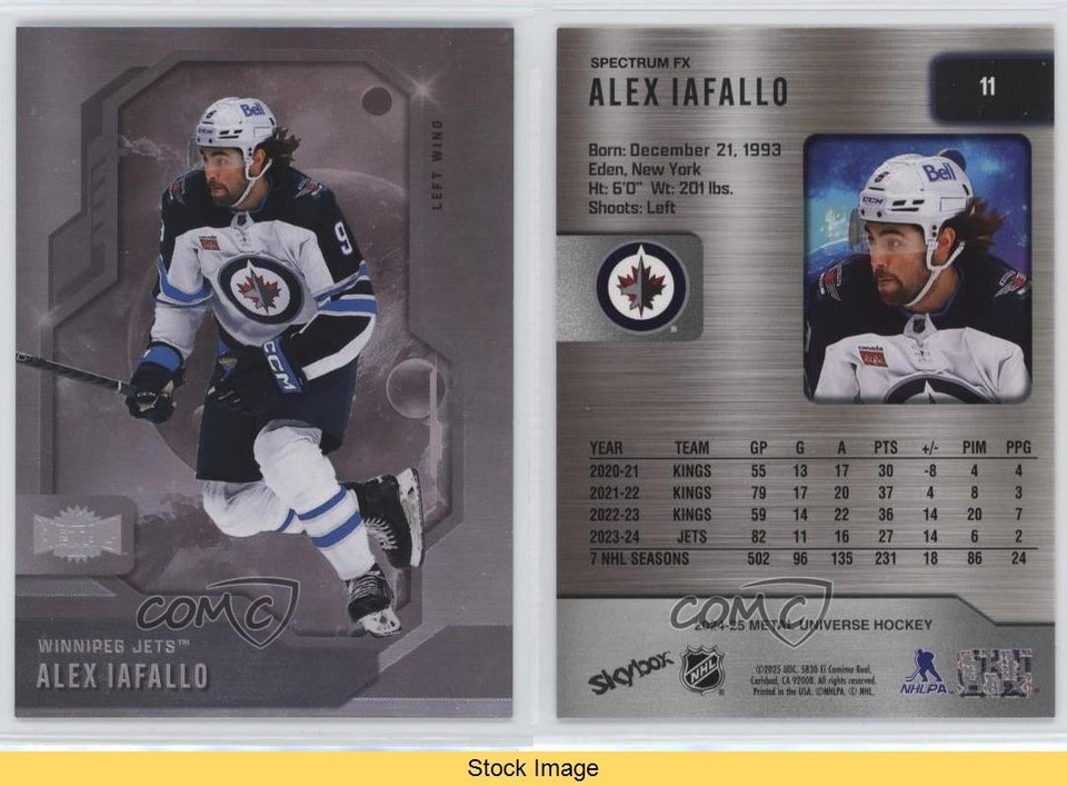 2024-25 Skybox Metal Universe Spectrum FX Alex Iafallo #11 READ 6a7 | eBay