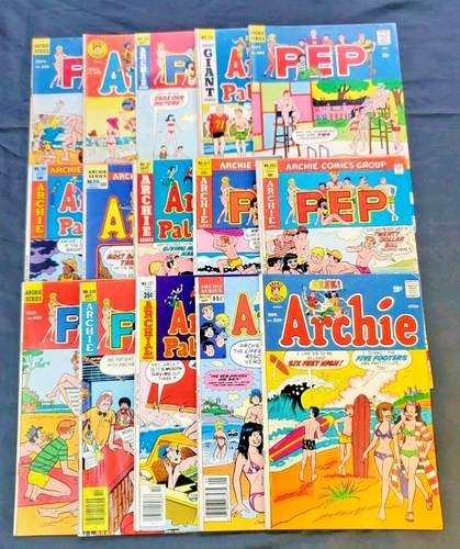 Lot of 15 ARCHIE Comics BIKINI Covers GGA Pals N Gals PEP Betty ...