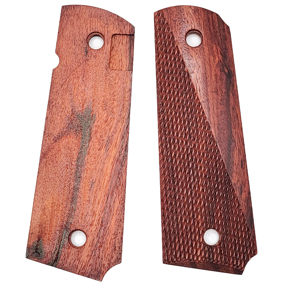 Kimber 1911 Ultra Carry ii Rosewood Grips Half-Checkered . for sale ...