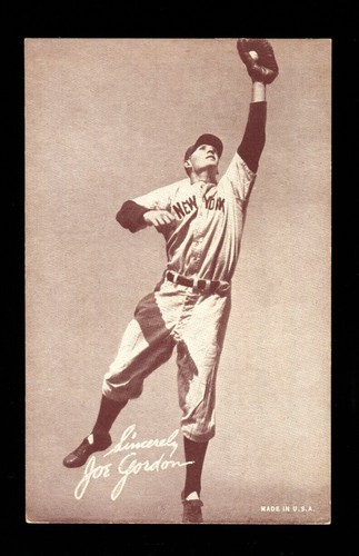 1939-46 Exhibits Salutation Sincerely JOE GORDON YANKEES HOF EX-EXMT | eBay