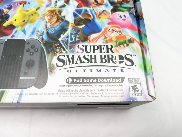 Nintendo Switch Super Smash Bros Ultimate Edition Console Bundle for ...