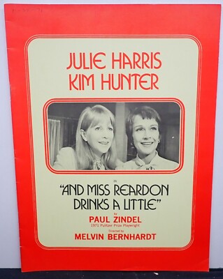 And Miss Reardon Drinks A Little (Julie Harris/Kim Hunter) - Souvenir ...