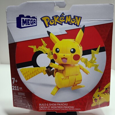 Mega Pokemon •Pikachu 211 Pieces. GMD31. 2022 Mega Brands. | eBay