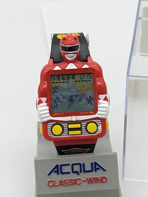 Vintage 1994 Power Rangers watch Video game UNWORN RARE LOOK RED JASON ...
