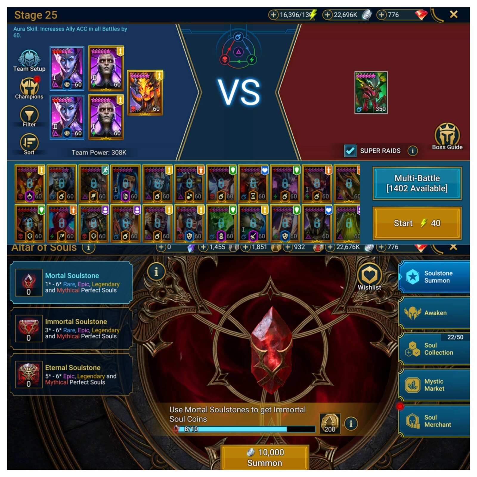 Raid Shadow Legends with 95 legendary,5.7DkPower,326 Arbiter Speed. | eBay