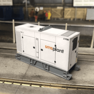 MOBILE DIESEL GENERATORS LASER CUT KIT FOR OO GAUGE 1:76 MODEL RAILWAY ...