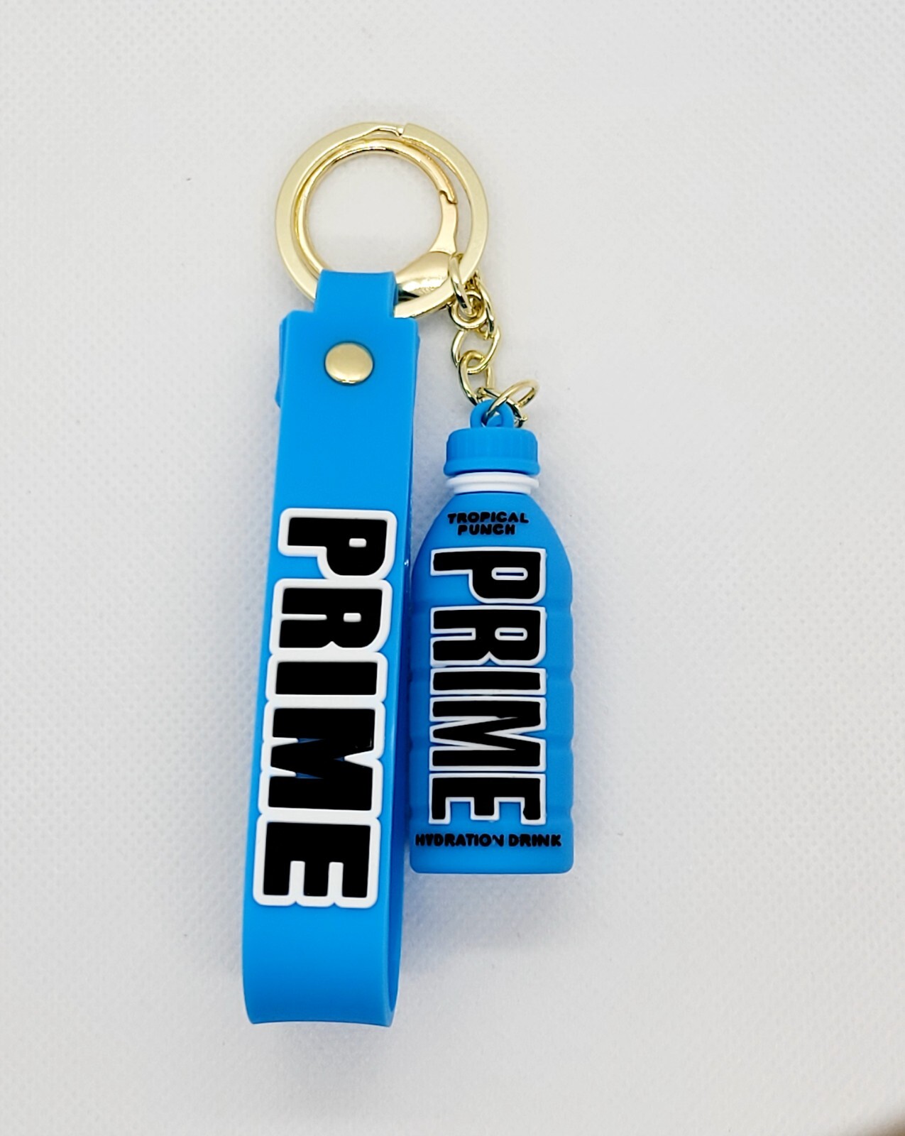 blue KSI Prime Bottle Keyring Metal Keychain Fashion Car Key rings ...