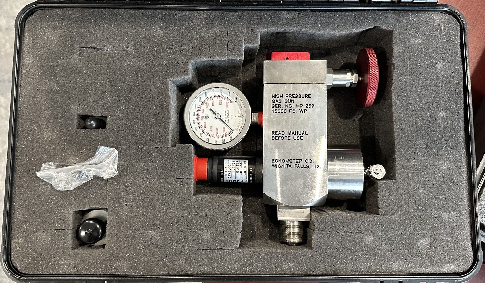 Echometer High Pressure Gas Gun (15K PSI) | eBay