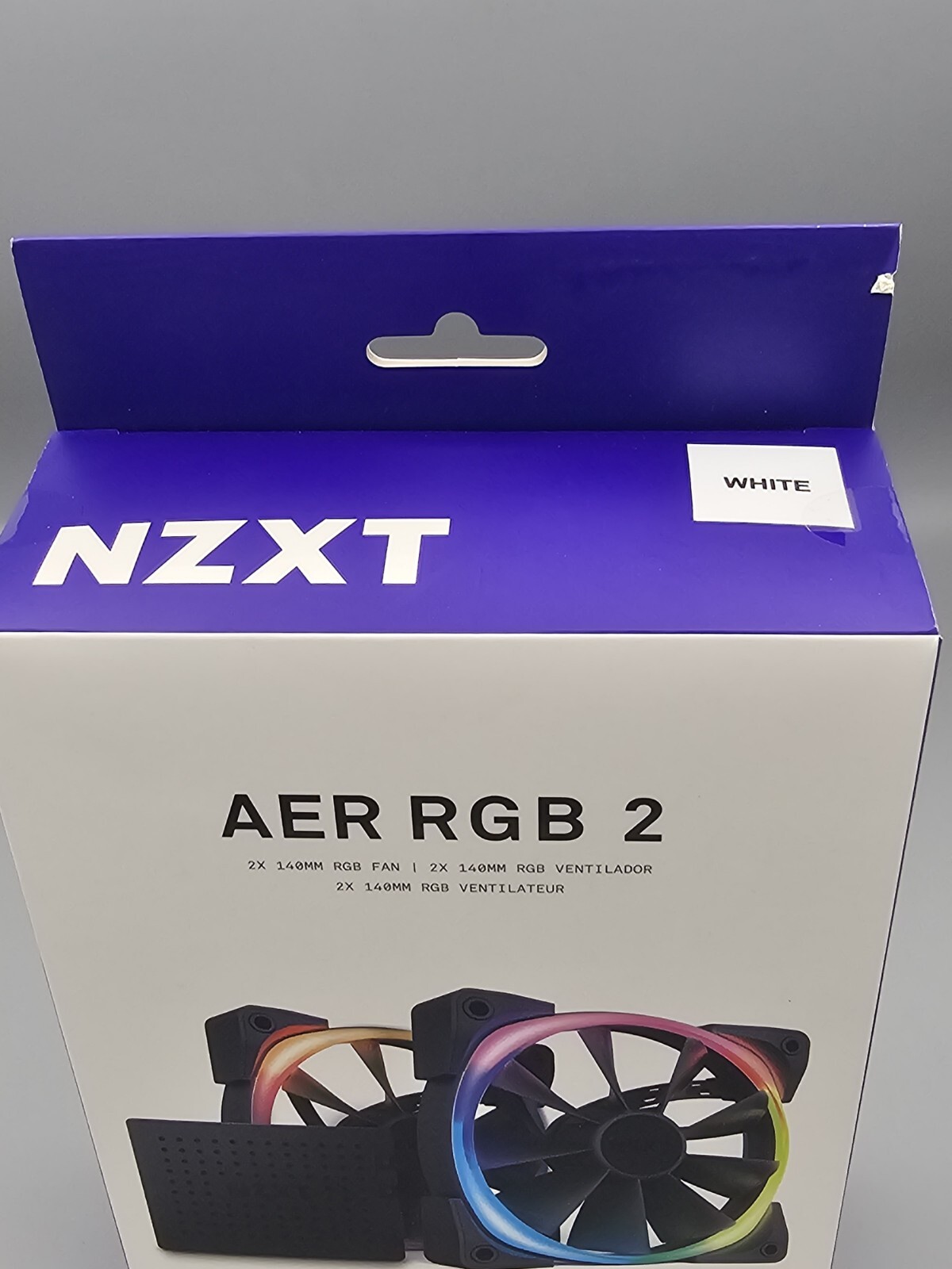 NZXT AER RGB 2-140mm - HF-2814C-DW - Advanced Lighting Customizations