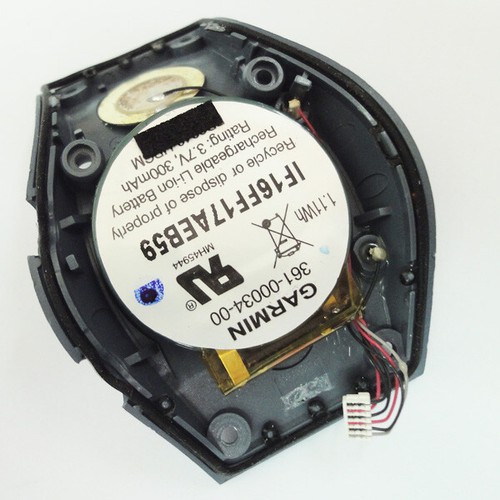 Garmin Forerunner Watch 405CX Battery 361-00034-00 With Battery Cover ...