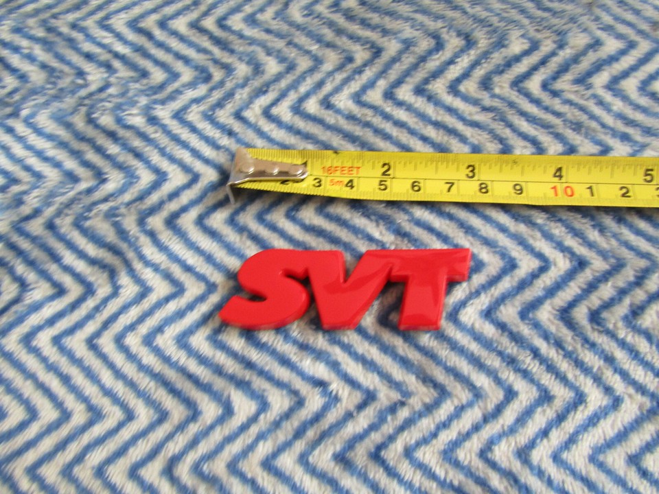 FORD MUSTANG SVT COBRA LIGHTNING SVT F150 FOCUS CONTOUR "SVT" EMBLEM ...