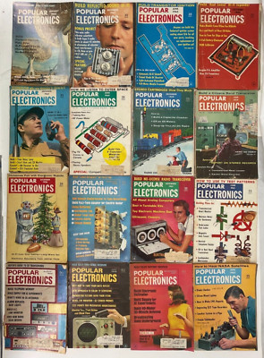 Vintage Popular Electronics Magazines lot of 16 items #3 | eBay