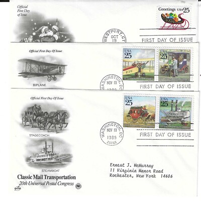 U.S. - Scott's #2422 thru #2425, 2427, 2428 and 2434 thru 2437 first ...