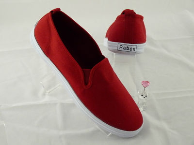 Raben Shoes - Slip On - Red - Size From 30 To 46 | eBay