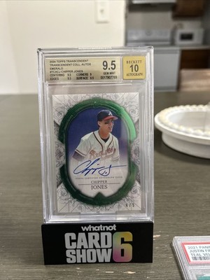 2020 Topps Transcendent Chipper Jones Auto Graded 9.5/10 | eBay