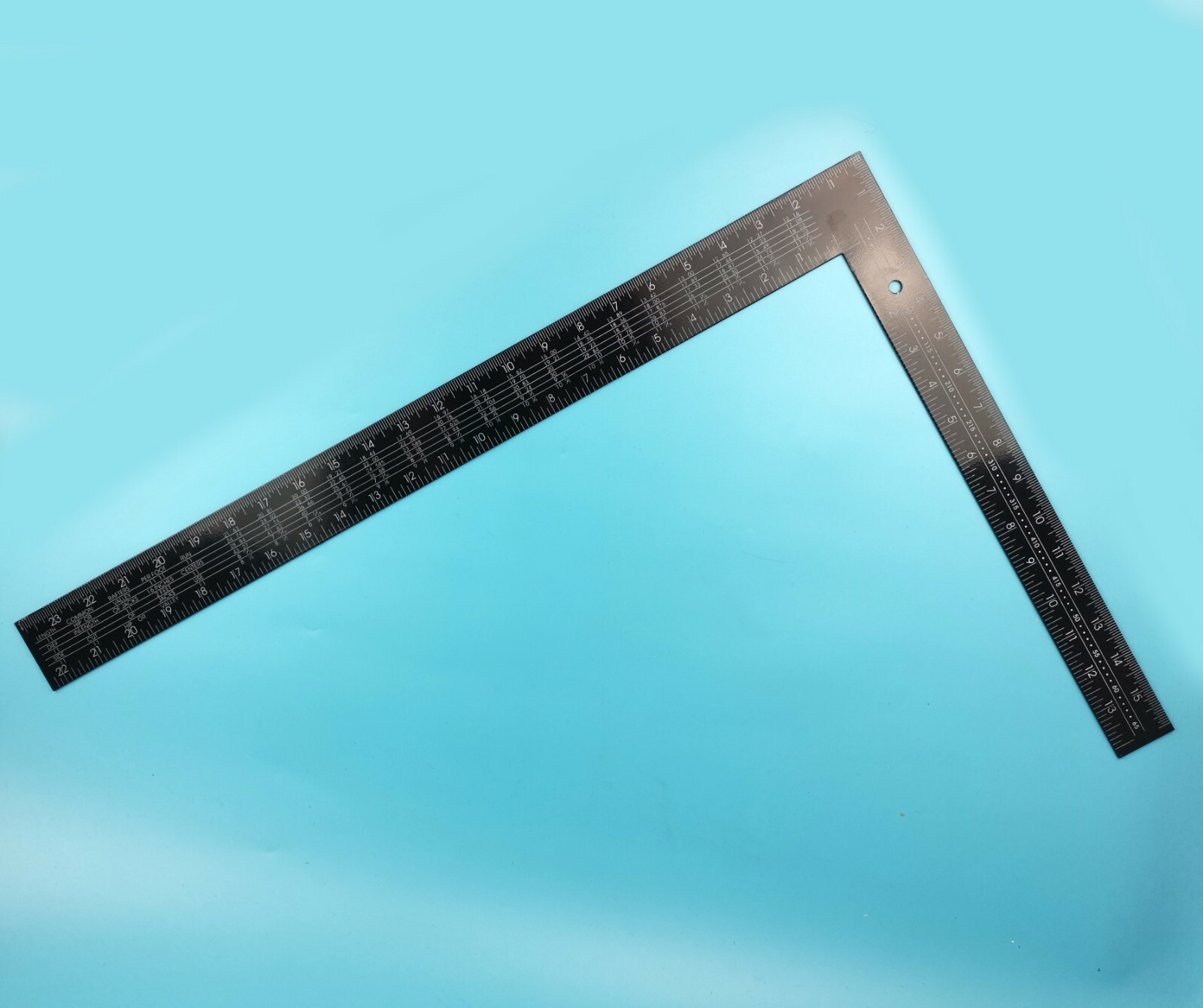 Try Flat Steel L Square 400 x 600 mm carpenters Builders Black 24x16 ...