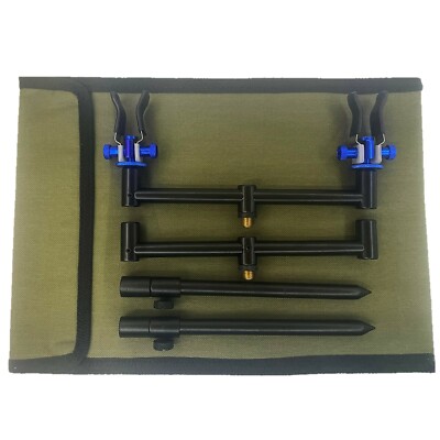 2 ROD BUZZ BAR SET BLUE 2 20-30 CM BANK STICKS 2 20CM BARS CARP FISHING ...