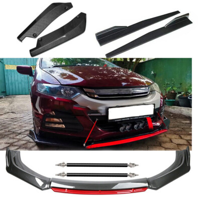For Honda Insight Front Bumper Lip Splitter Side Skirt Rear Lip Strut ...