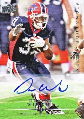 DWAYNE WRIGHT 2008 UD " SIGNATURE SHOTS " AUTO | eBay