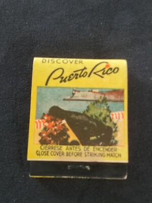1930's 40's. DISCOVER PUERTO RICO ADVERTISING MATCHBOOK | eBay