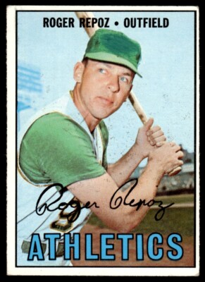 1967 Topps Roger Repoz Kansas City Athletics #416 a1 | eBay