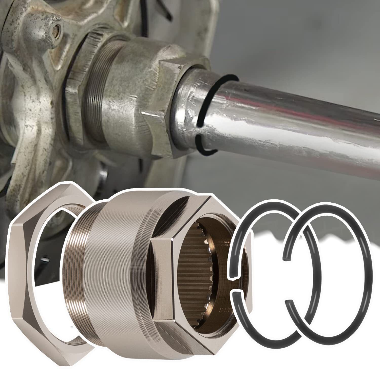 Rear Axle Lock Jam Nut for Honda TRX300EX TRX400EX TRX250X 450R ATC250R ...