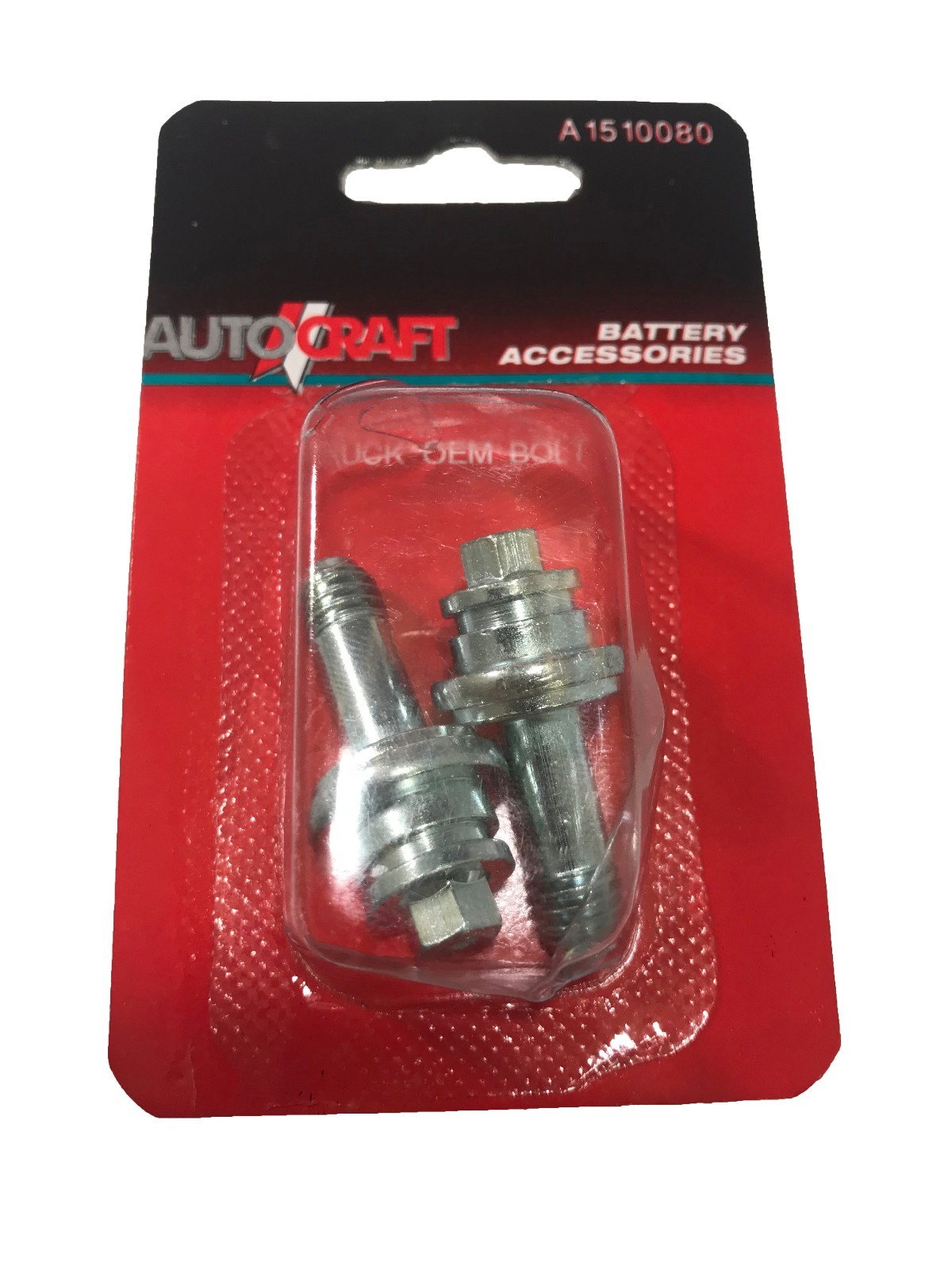 2 Piece AutoCraft Long Side Terminal Battery Bolt Cable Extender OEM