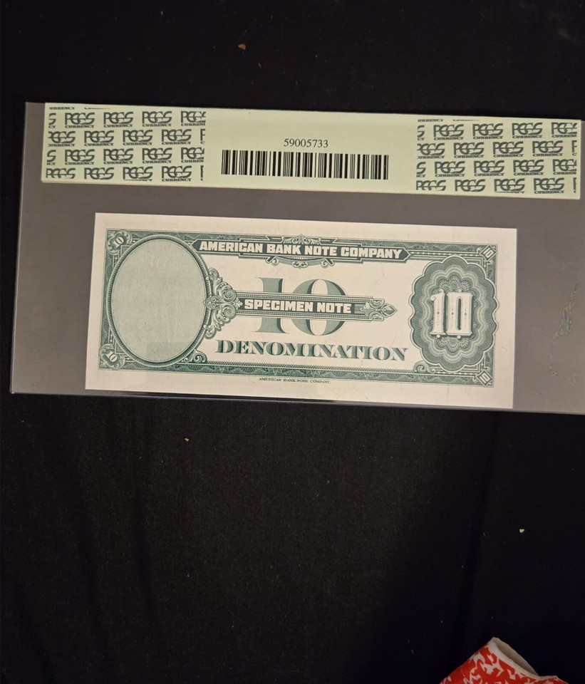 1929 $10 ABNC SPECIMEN TEST NOTE PCGS 67 PPQ TEN DOLLAR BILL | eBay