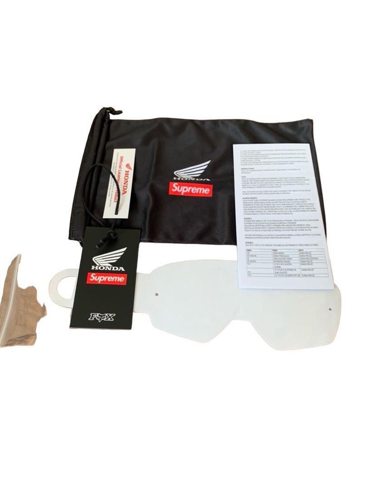 Supreme HONDA FOXRacing Snow Goggles | eBay